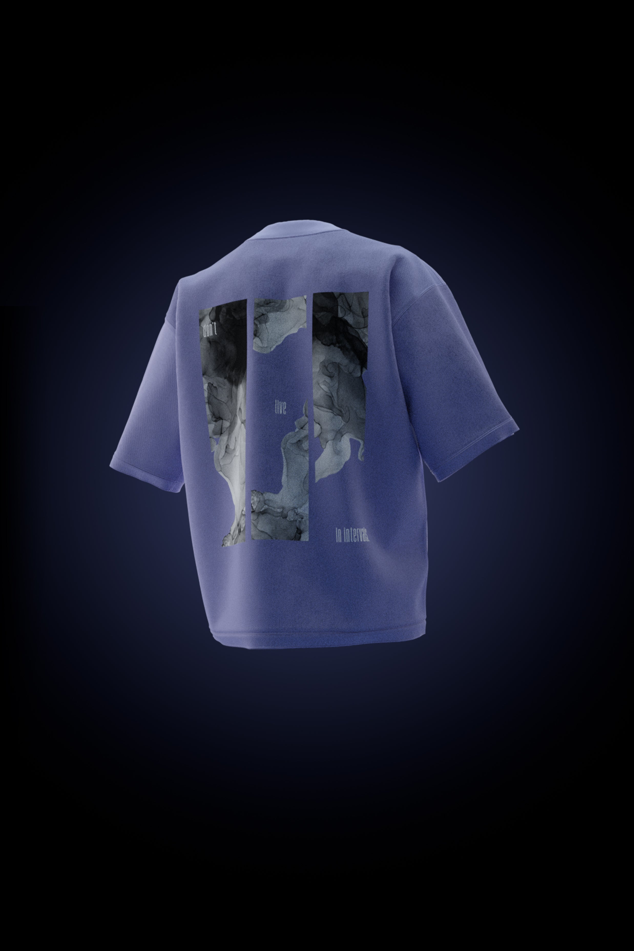 Intervals - Premium French Terry Cotton Oversized T-shirt – Narhcis